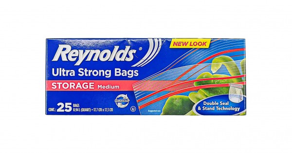 Reynolds Medium Storage Bags 17.7cm x 17.3cm