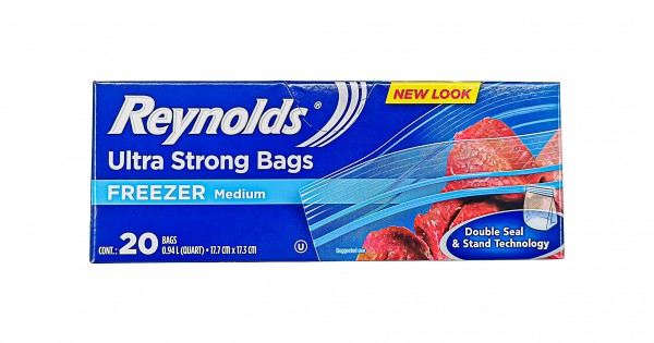 Reynolds Medium Freezer Bags 17.7cm x 17.3cm